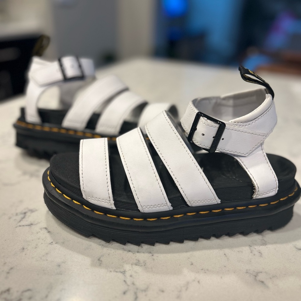 Dr. Martens Blair Hydro Leather Sandals - Gem